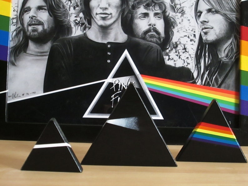 Pink Floyd Dark Side of the Moon - Triangles - Album Cover - Handmade ...
