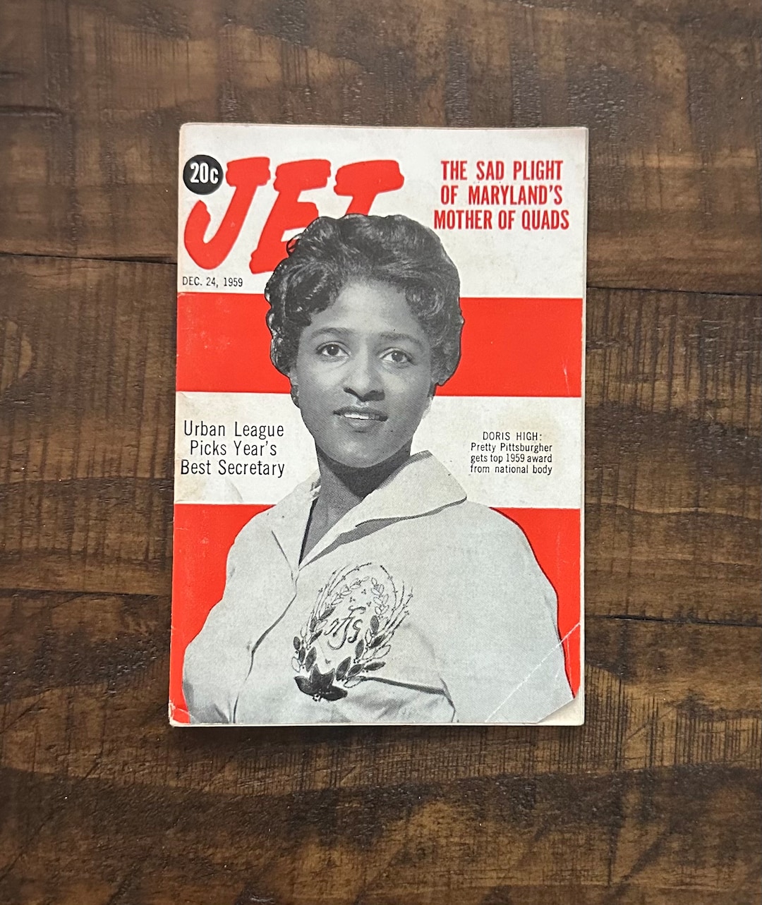 Vintage JET Magazine, December 24, 1959: Urban League Secretary Pick - Etsy