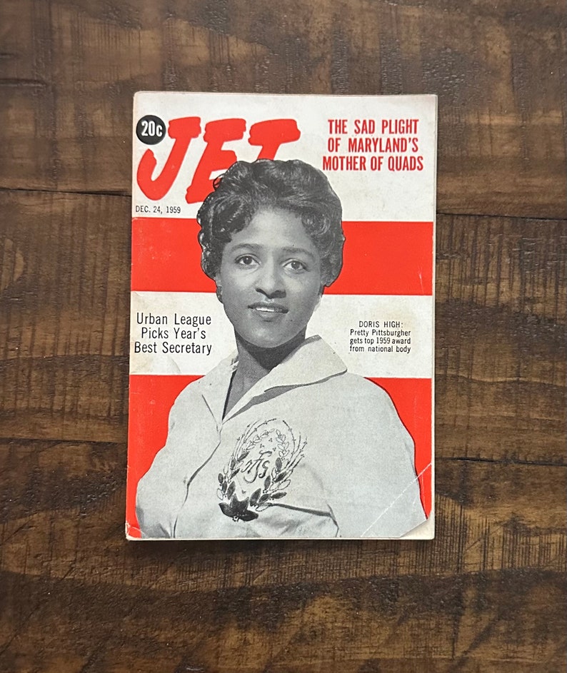 Vintage JET Magazine, December 24, 1959: Urban League Secretary Pick - Etsy