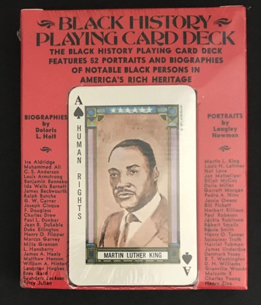 Vintage Black History Playing Card Deck 1978 - Etsy