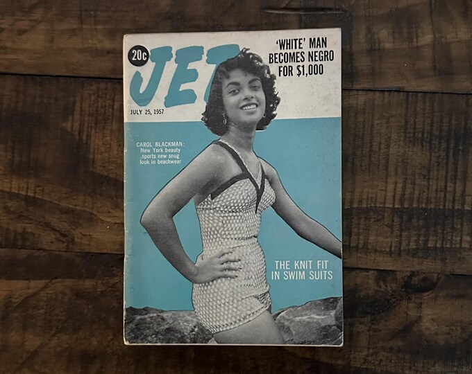Vintage July 25, 1957 Mini JET Magazine - "white" Man Becomes Negro for ...