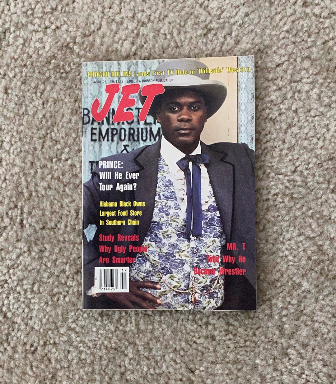 Vintage April 29, 1985 JET Magazine - Prince / Mr. T / Howard Rollins ...