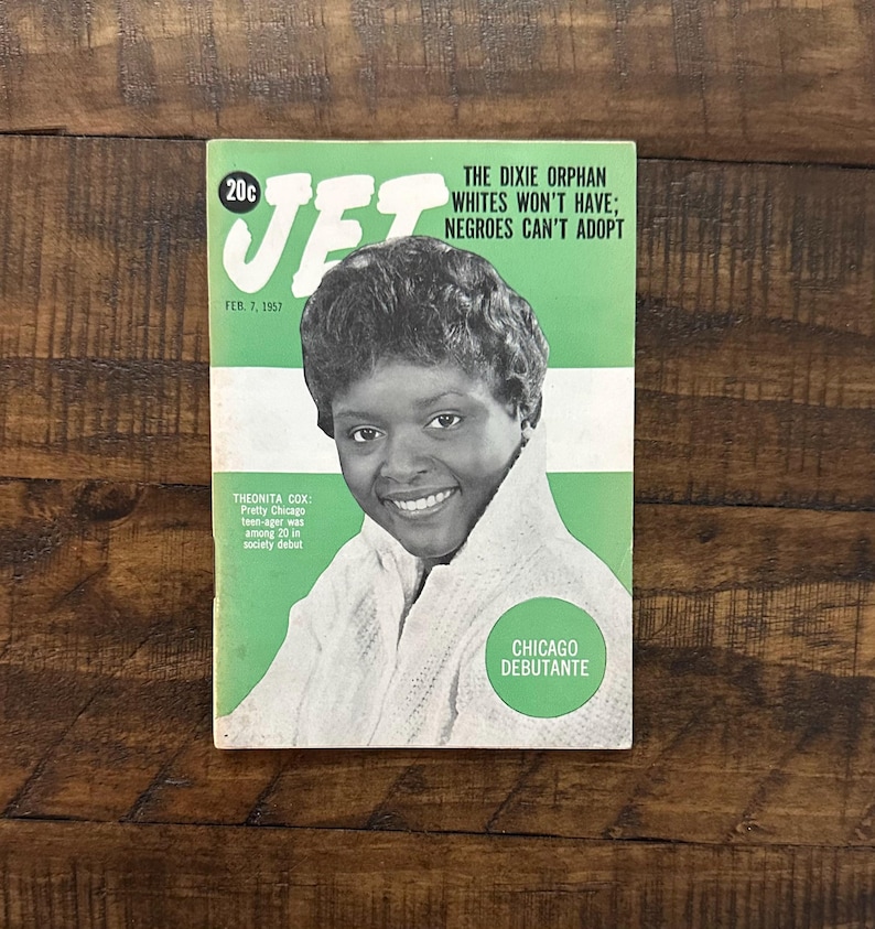Vintage February 1957 JET Magazine: Chicago Debutante - Etsy