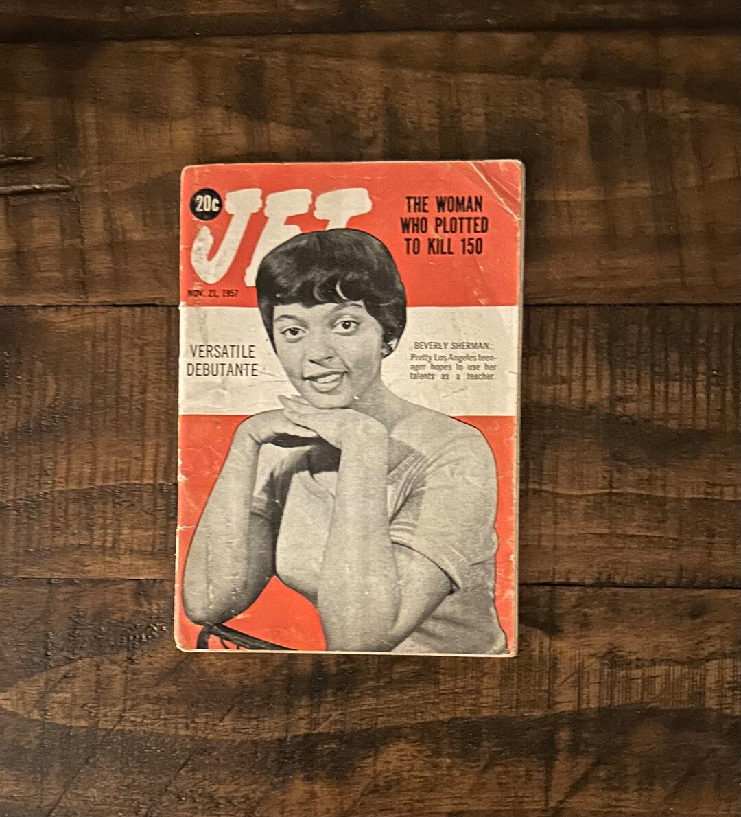 Vintage November 21, 1957 Mini JET Magazine - Versatile Debutante - Etsy