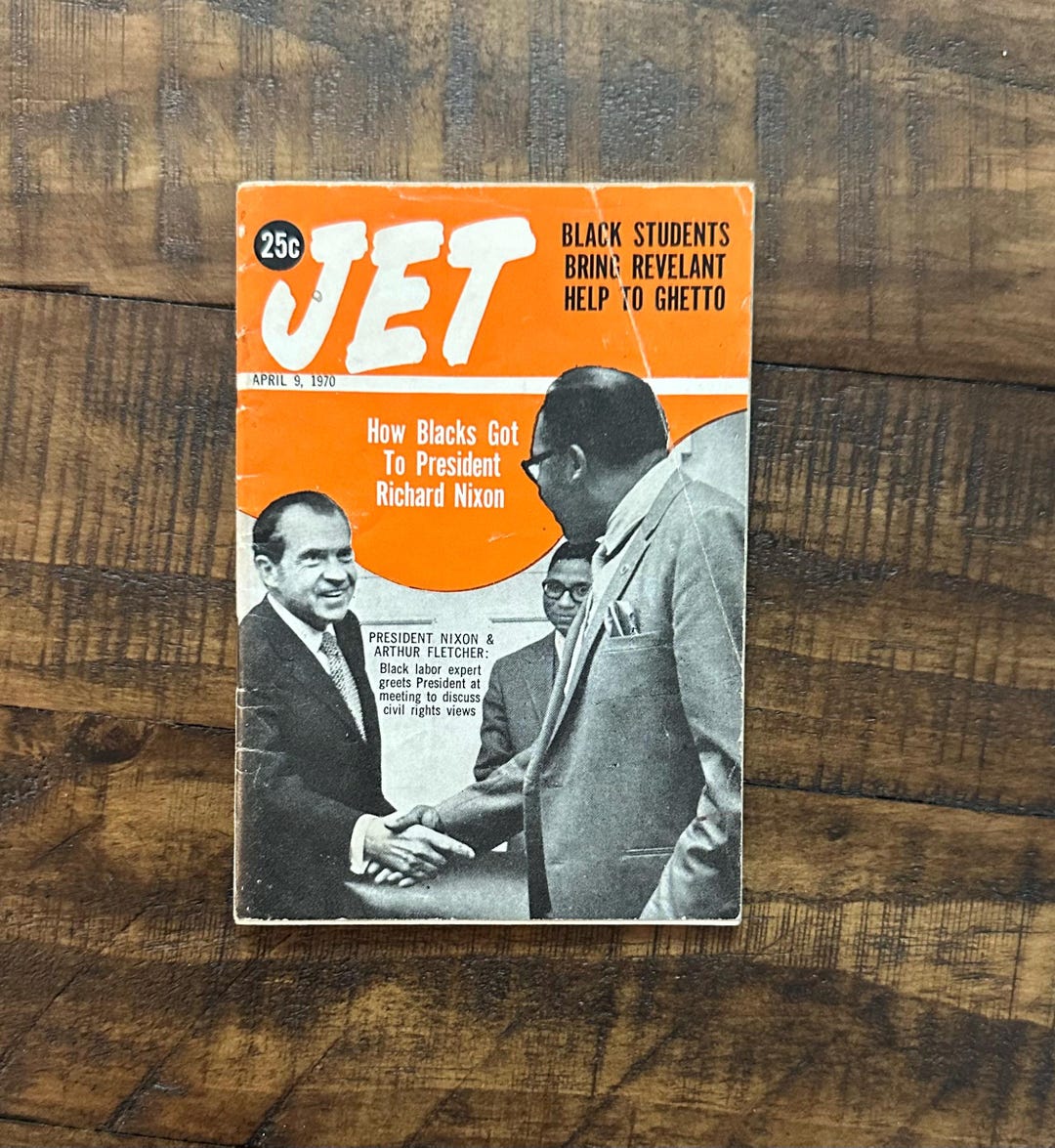 Scarce April 9, 1970 Mini JET Magazine - Black Students Bring Help to ...