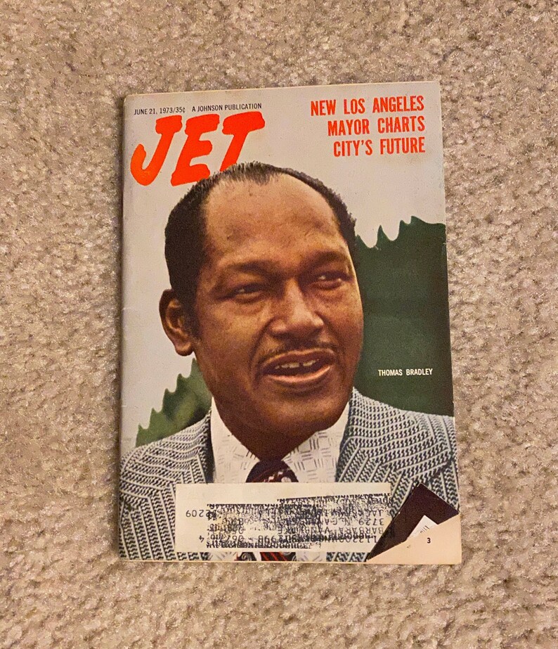 Vintage June 21 1973 JET Magazine New Los Angeles Mayor - Etsy