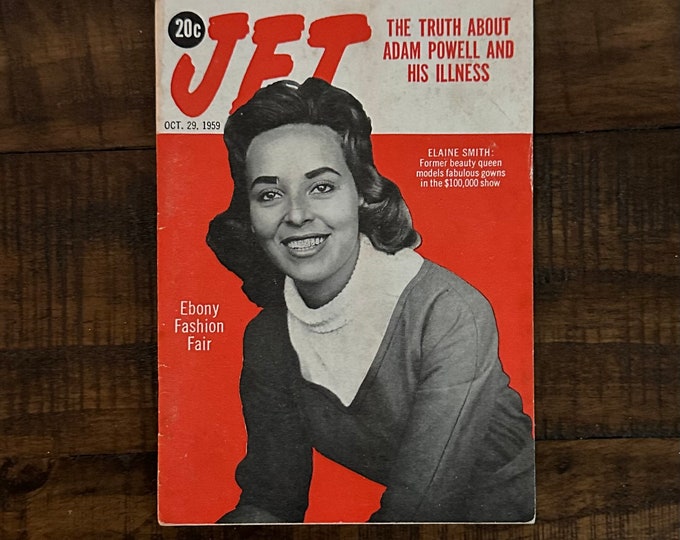Very Rare October 29, 1959 Mini JET Magazine - Ebony Fashion Fair ...