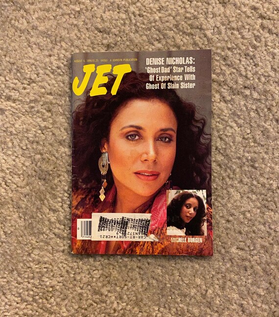 Vintage August 6 1990 JET Magazine Denise Nicholas: Ghost - Etsy