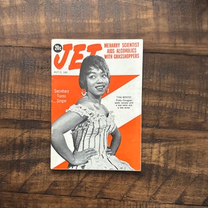 Vintage July 21, 1960 Mini JET Magazine - Secretary Turns Singer - Etsy