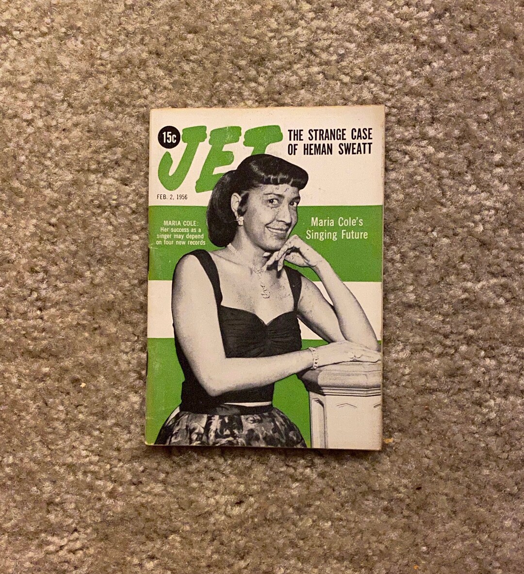 Vintage February 4, 1956 JET Magazine - Maria Cole's Singing Future - Etsy