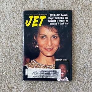 Vintage July 23, 1990 JET Magazine: Effi Barry / Marion Barry - Etsy