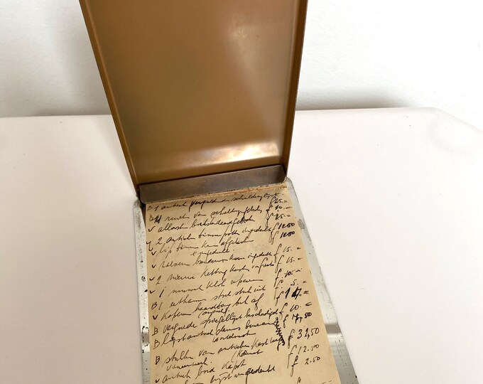 Beautiful Vintage Notebook Holder. 1980 80s Midcentury Notepad. - Etsy