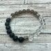 Positivity Energy and Protection Bracelet, Black Tourmaline and Smokey ...