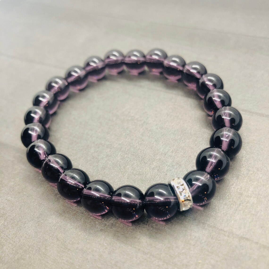 Amethyst Bracelet Focus Support Bracelet Calming Bracelet - Etsy