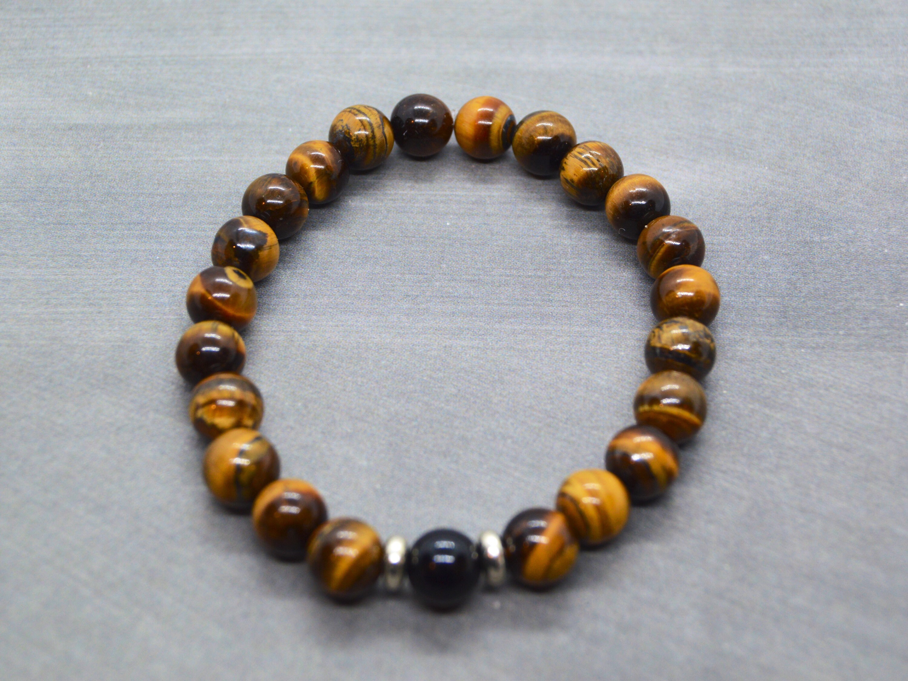 Genuine Tiger Eye Bracelet Black Onyx Bracelet Chakra Energy | Etsy Genuine Tiger Eye Bracelet Black Onyx Bracelet Chakra Energy | Etsy
