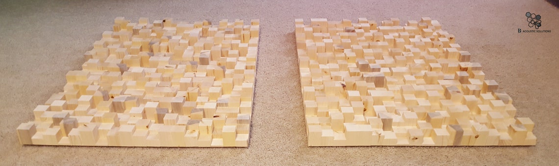 Genuine Wood Sound Diffusers 34 X 24 2 Pack FREE SHIPPING in USA - Etsy