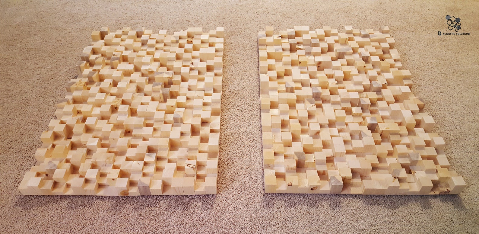 Genuine Wood Sound Diffusers 34 X 24 2 Pack FREE SHIPPING in USA - Etsy