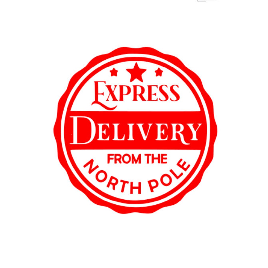 North Pole Delivery SVG PNG Express Delivery SVG Merry Christmas Santa ...