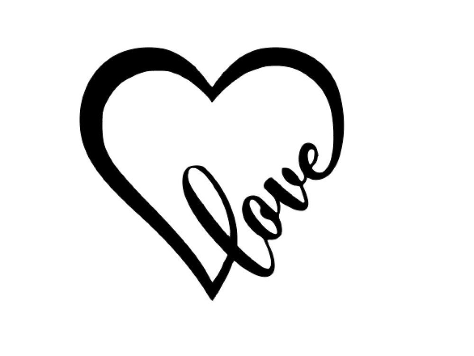 Love SVG - Love Heart SVG - Heart Svg - Digital Download - Instant ...