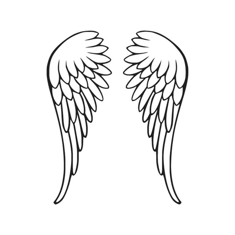 Car Angel Wing Stickers - Etsy UK