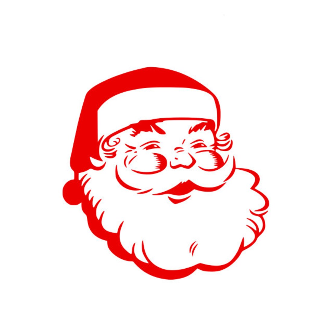 Vintage Santa Claus SVG PNG 300 - Jolly Santa SVG - Merry Christmas ...