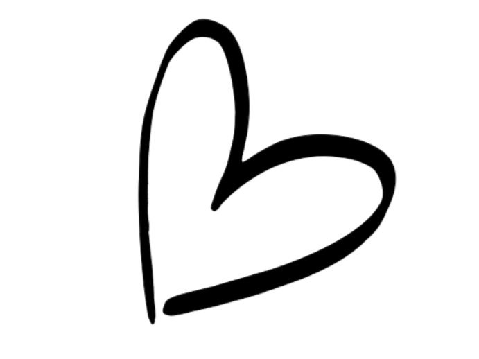 Heart SVG Simple Heart SVG Minimalist Hand Drawn Heart - Etsy