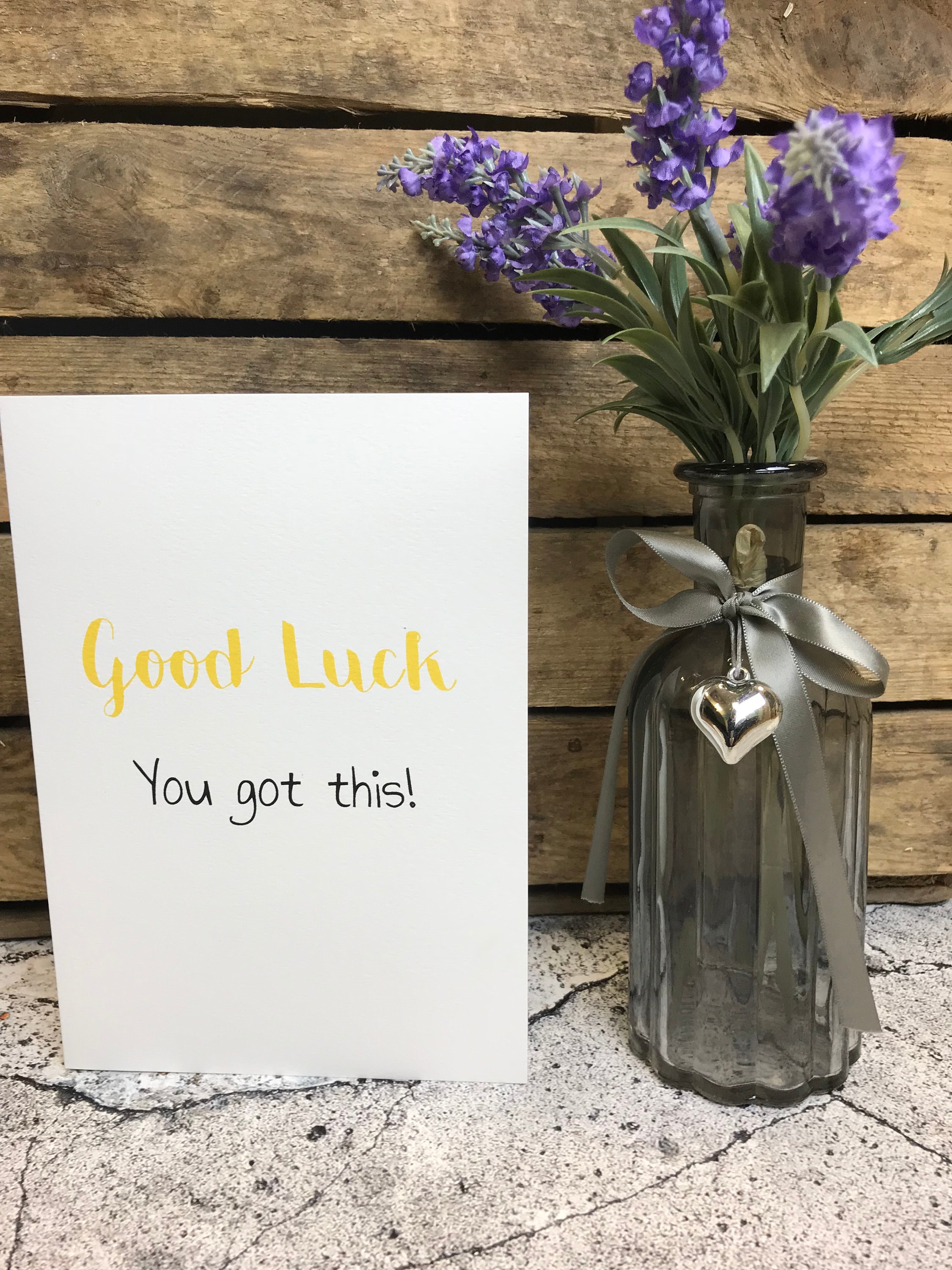 Good Luck Card You Got This Funny Rude - Etsy