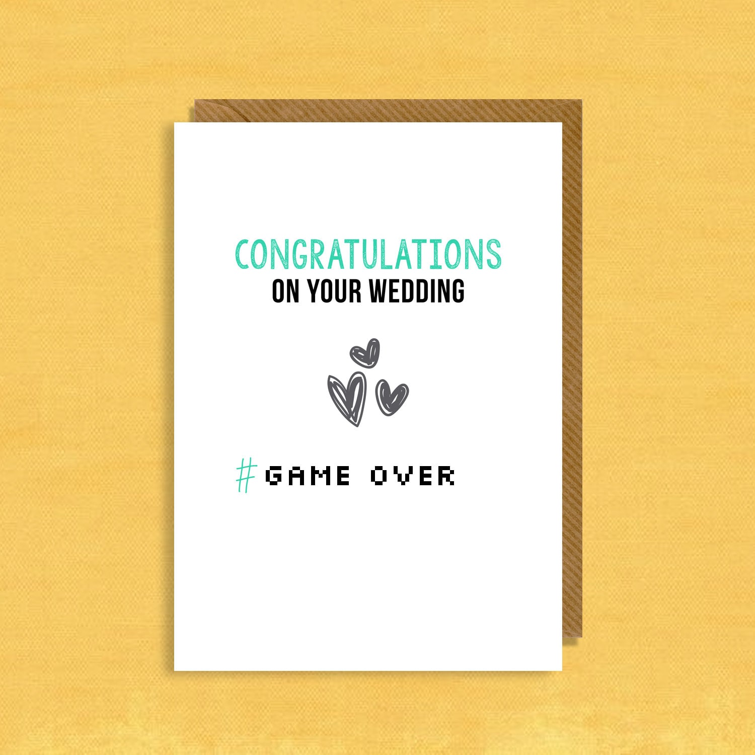 Rude Wedding Card 'congratulations on Your Wedding Game - Etsy