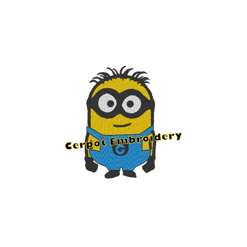 Machine Embroidery Design - Minion Embroidery Pattern - for Kids ...
