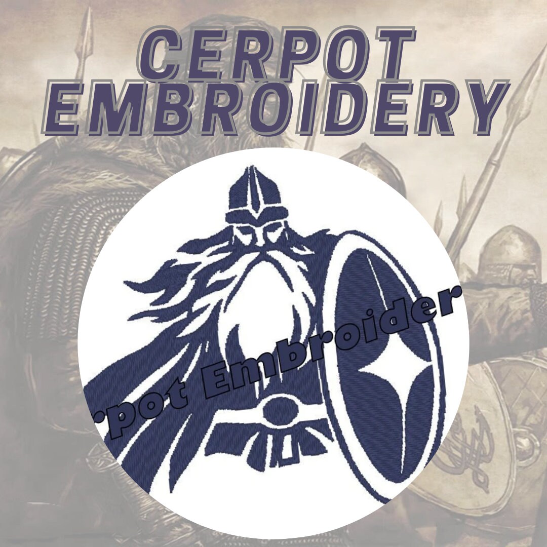 Machine Embroidery Design - Viking Pattern - Medieval/fantasy ...