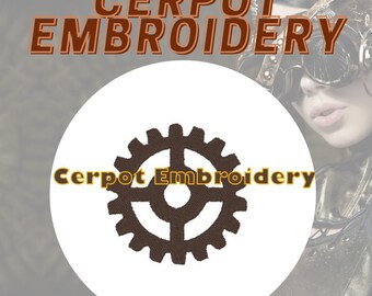 Machine Embroidery Design Steam Punk Cog Embroidery Pattern Steampunk ...