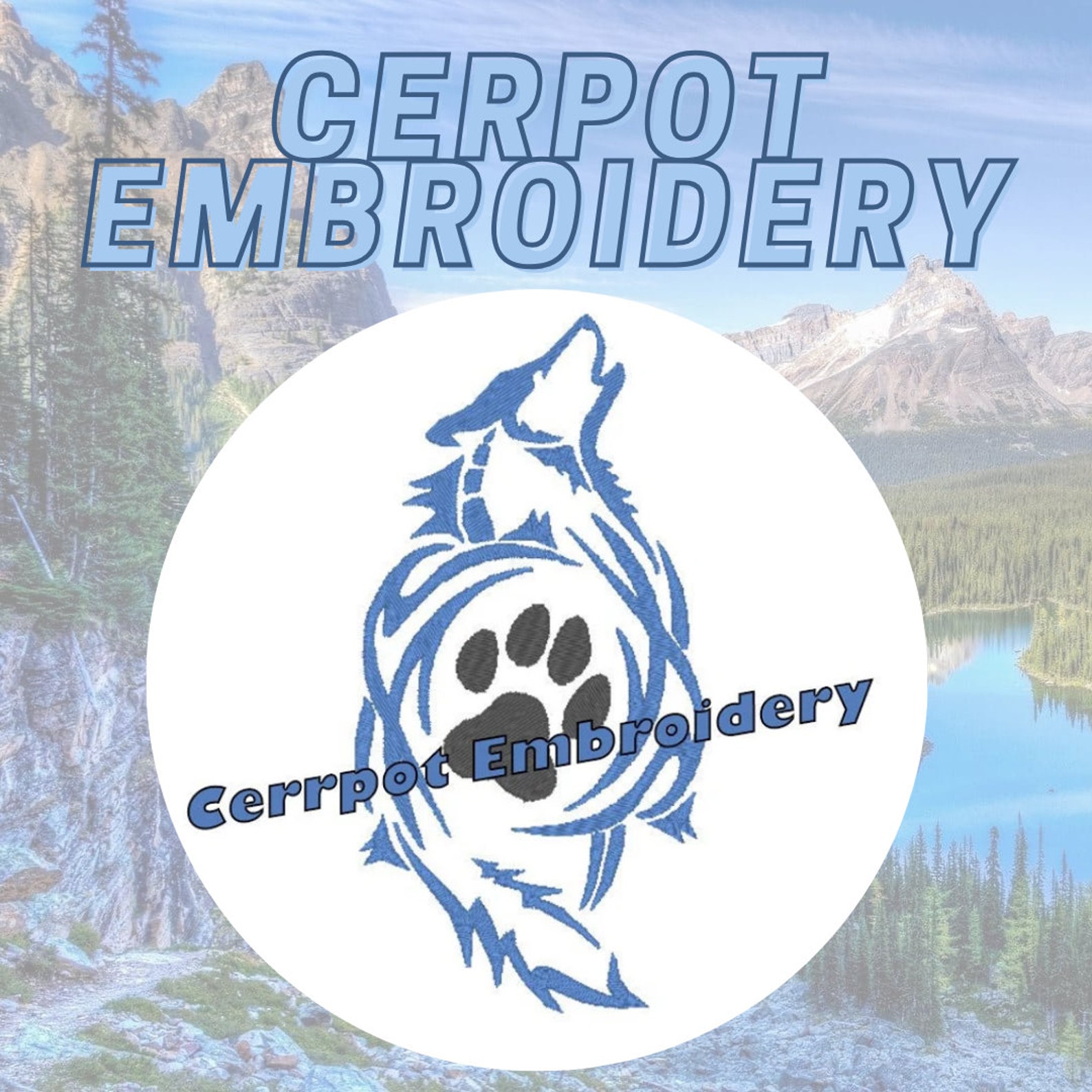 Machine Embroidery Design - Howling Wolf With Paw - Tribal Embroidery ...