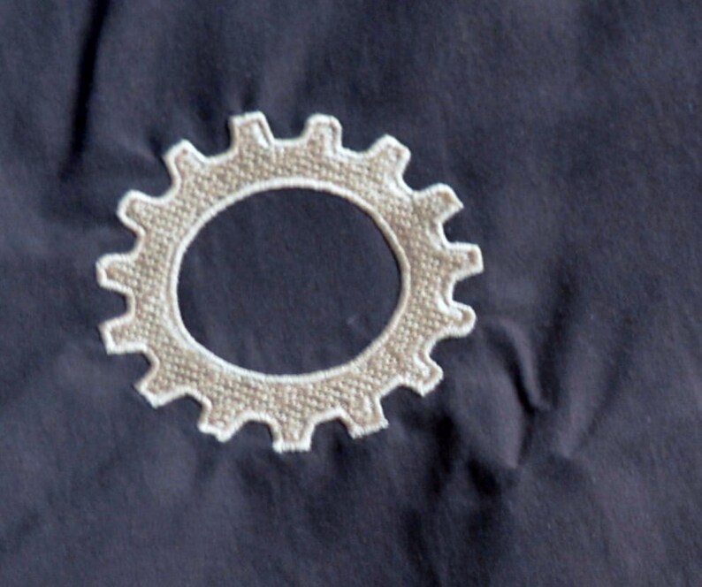 Machine Embroidery Design - Steam Punk Cog Embroidery Pattern ...