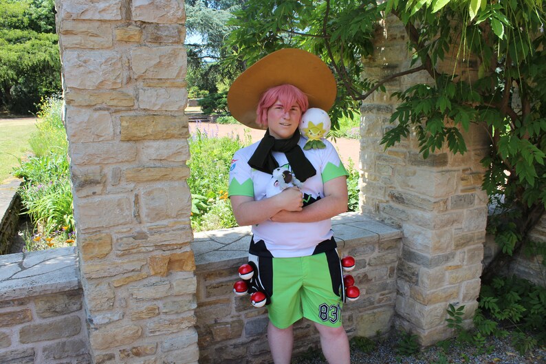 Milo ヤロ Pokémon Sword And Shield Gym Leader Cosplay Pocket Etsy
