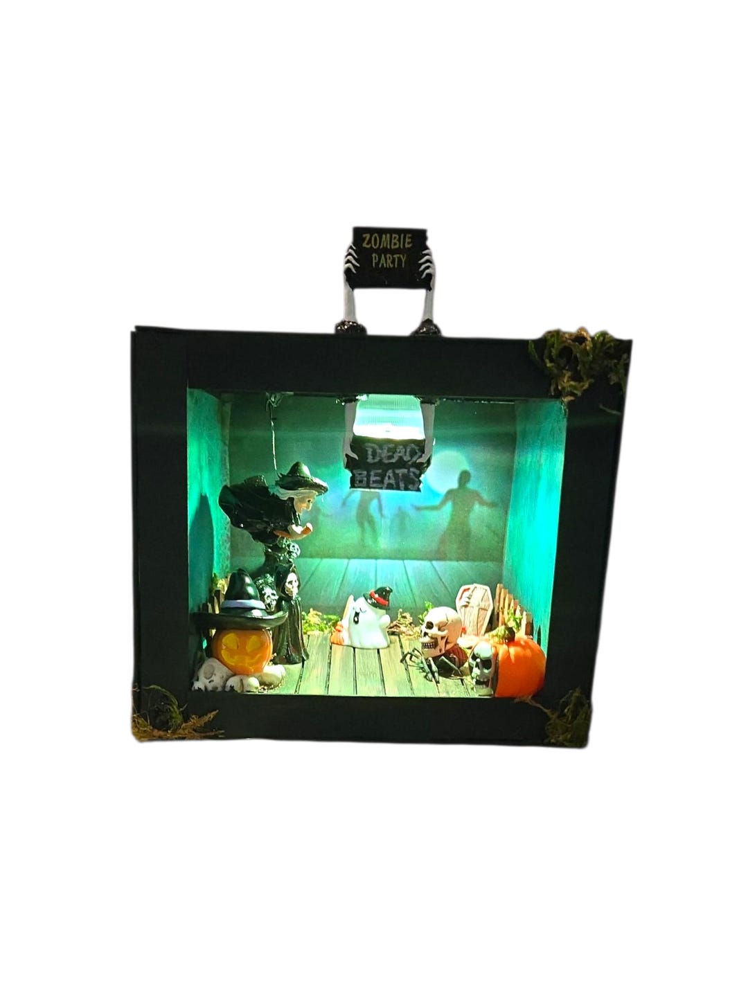OOAK Handmade Mini "dead Beats" Zombie Nightclub Halloween Tabletop ...