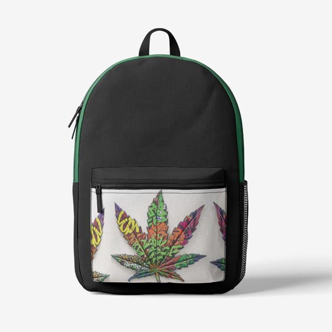 Lumlifeart Urban Stoner Retro Colorful Print Trendy Backpack - Etsy
