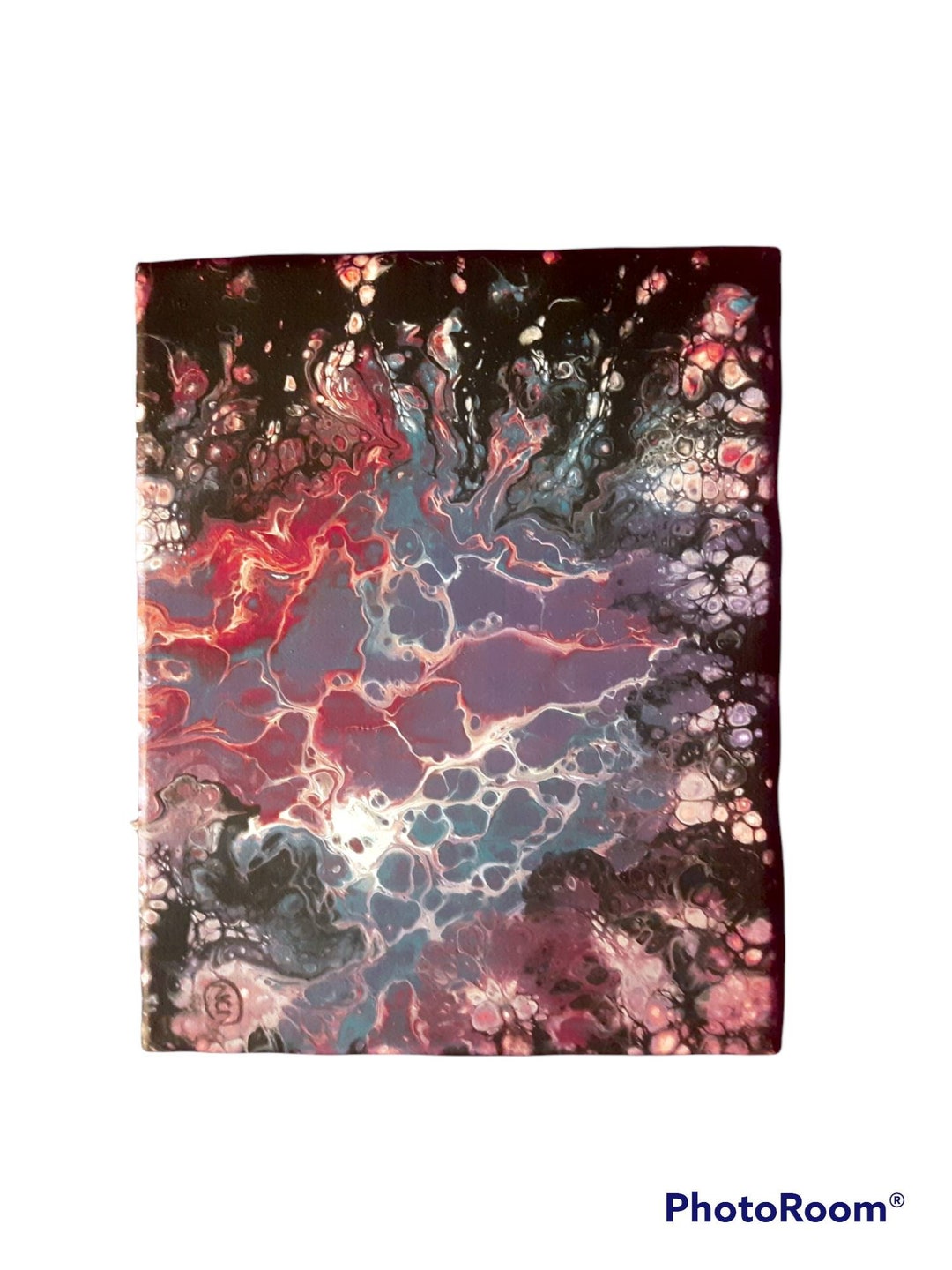 OOAK 8 X 10 "colorful Abyss" Abstract Acrylic Painting by Lumlifeart - Etsy