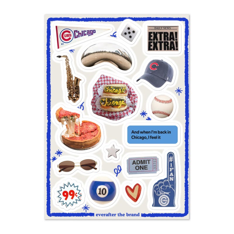 Chicago Scrapbook Diecuts - Etsy