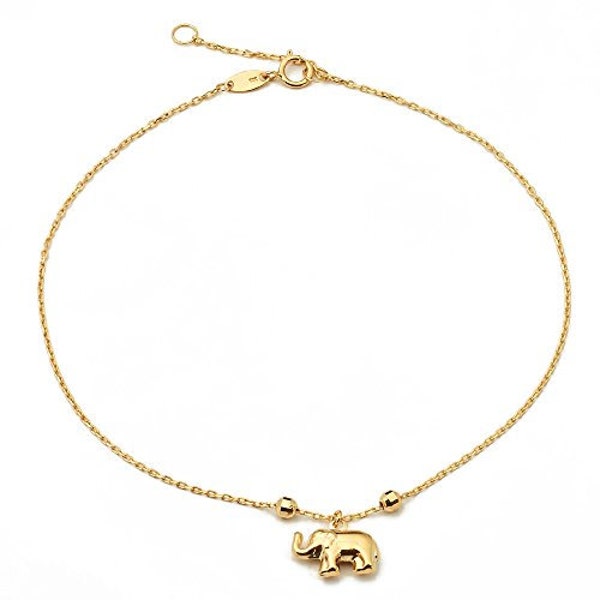 Elephant Anklet - Etsy