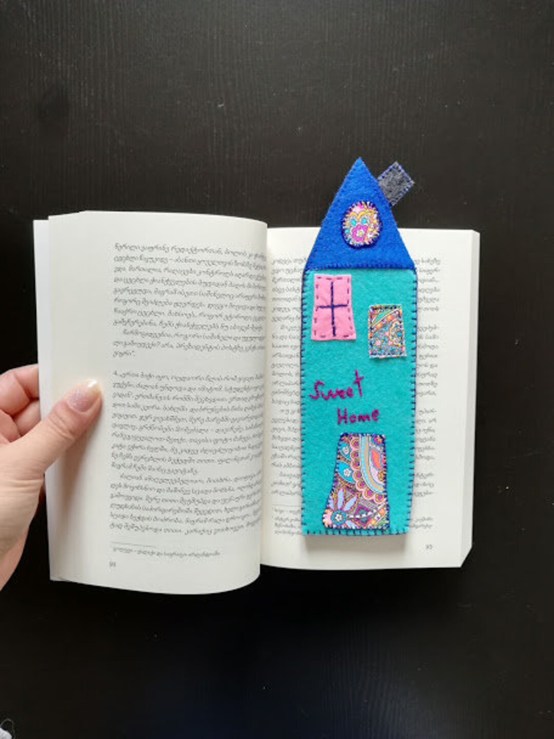 Bookmark for Bookworms Home Sweet Home - Etsy UK