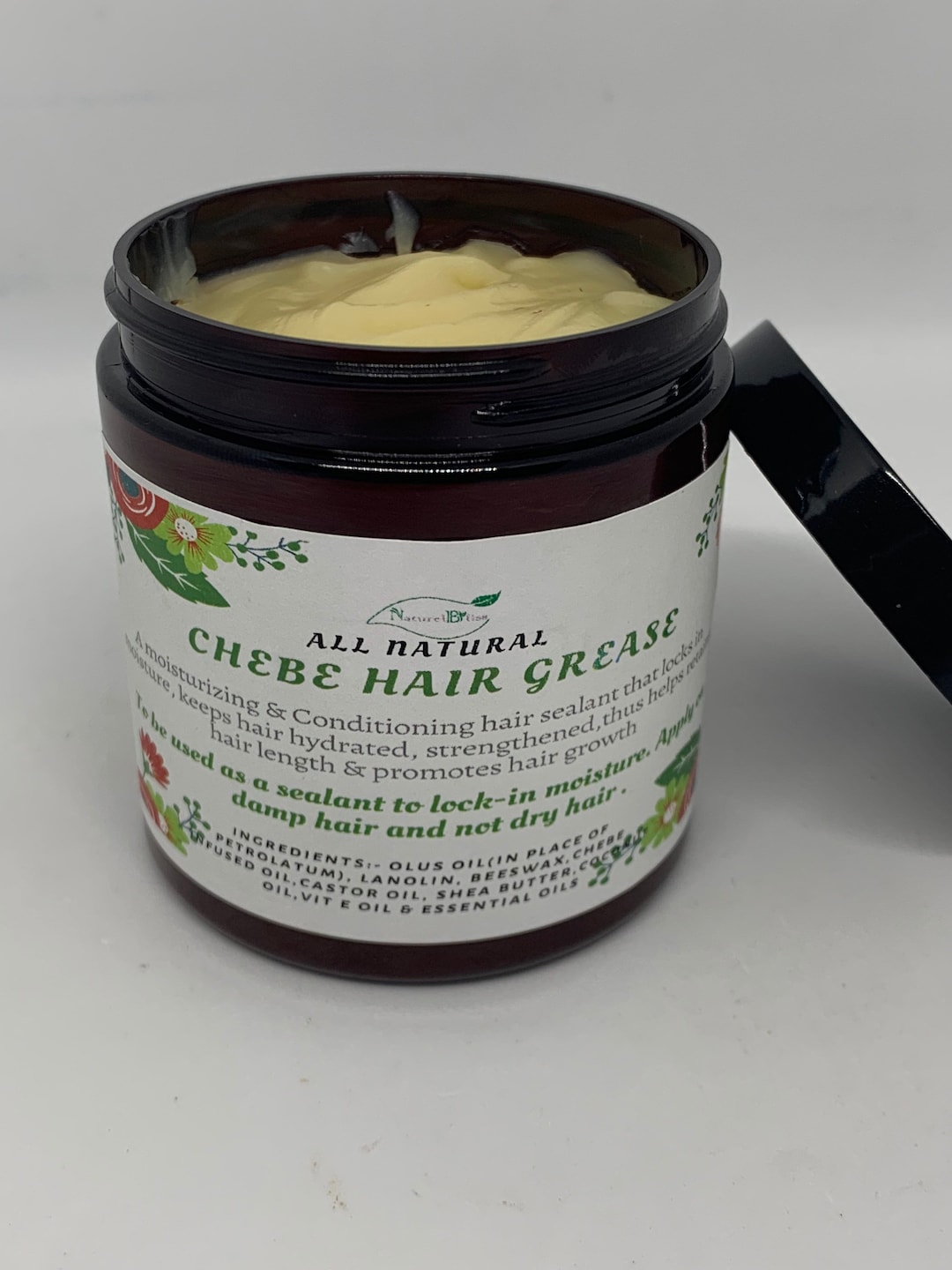 Chebe Hair Grease/no Petrolatum, Moisturizing & Conditioning Hair ...