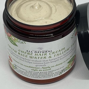 Chebe Hair Growth Cream|leave in Conditioner|with Fermented Rice Water ...