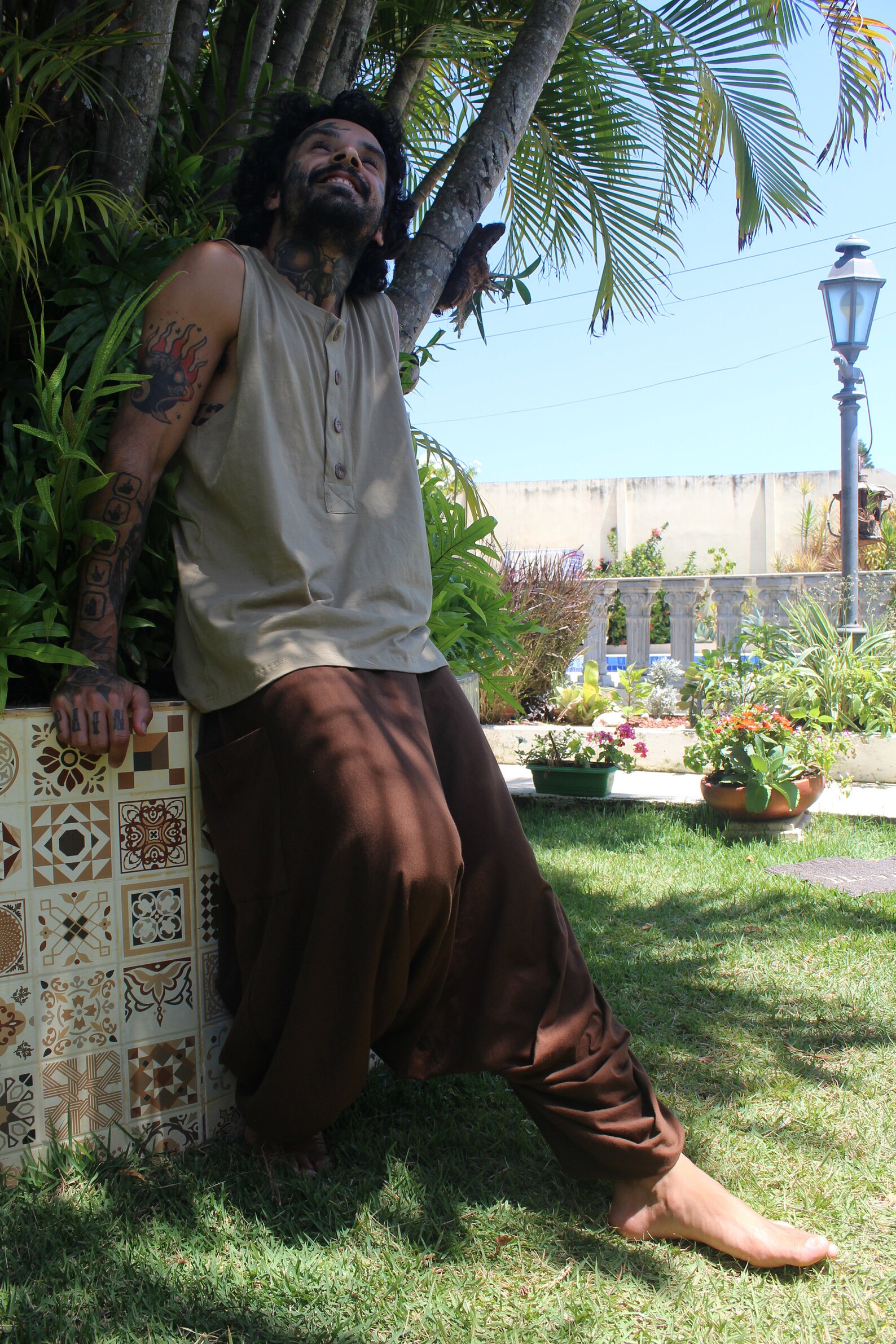 Goa Pants Aladdin Harem Balloon Thai Pants Cotton - Etsy