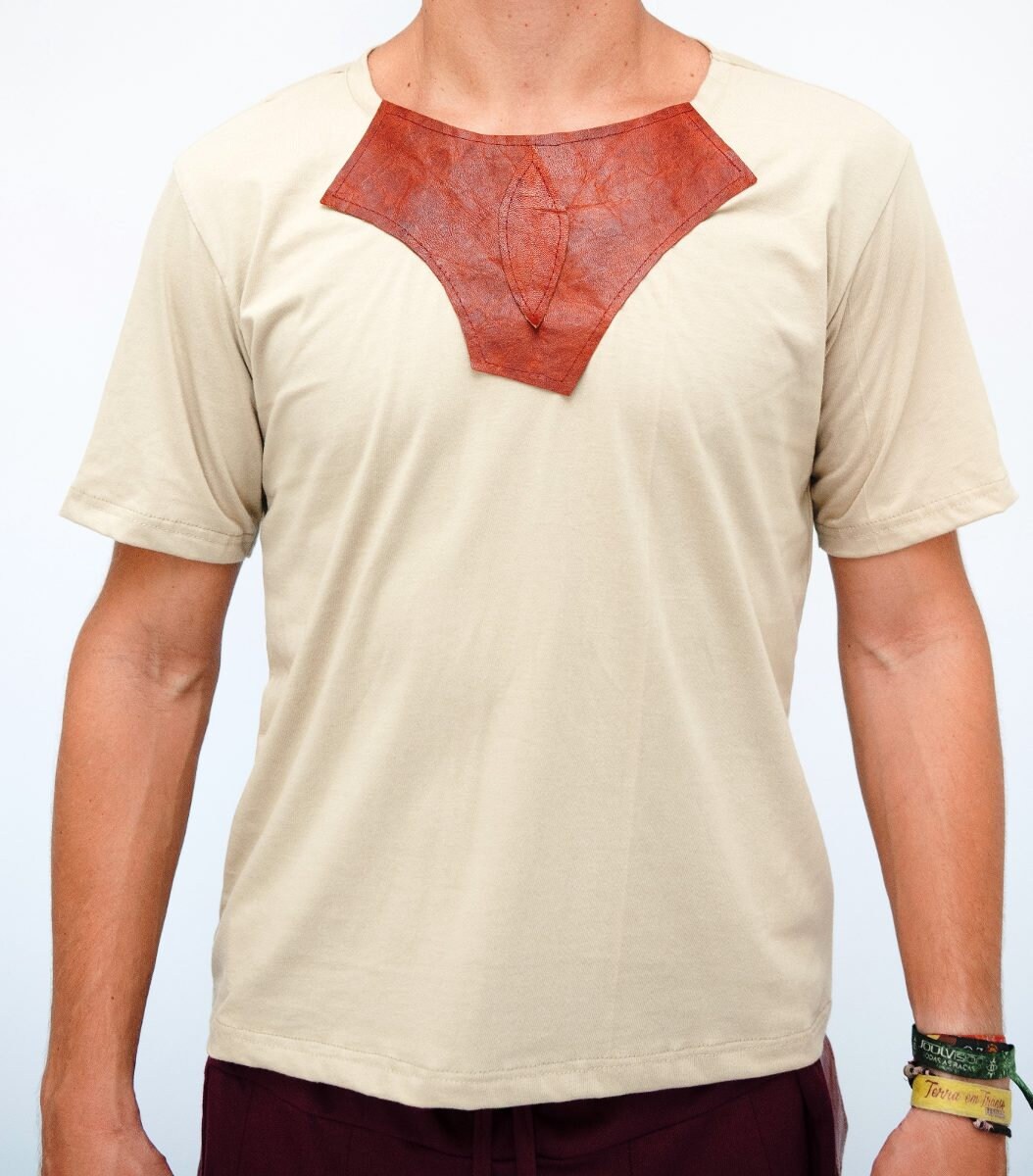 Goa Shirt Organic Leather Shirt Rustic Raw Hippie - Etsy