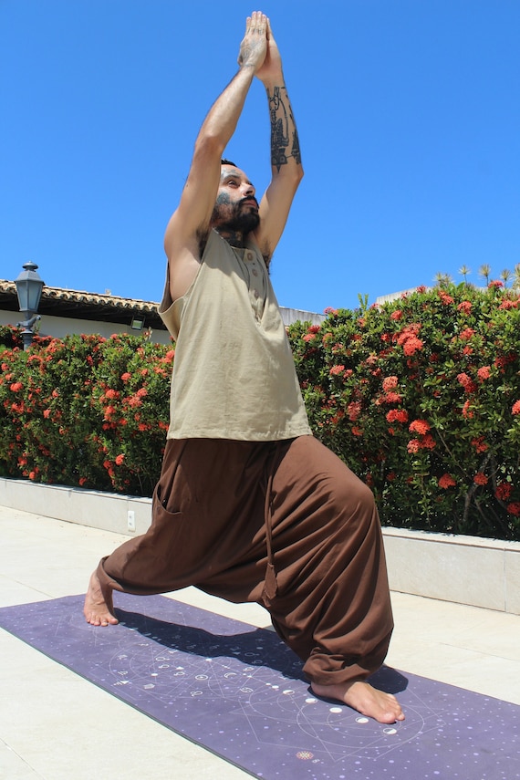 Goa Pants Aladdin Harem Balloon Thai Pants Cotton | Etsy