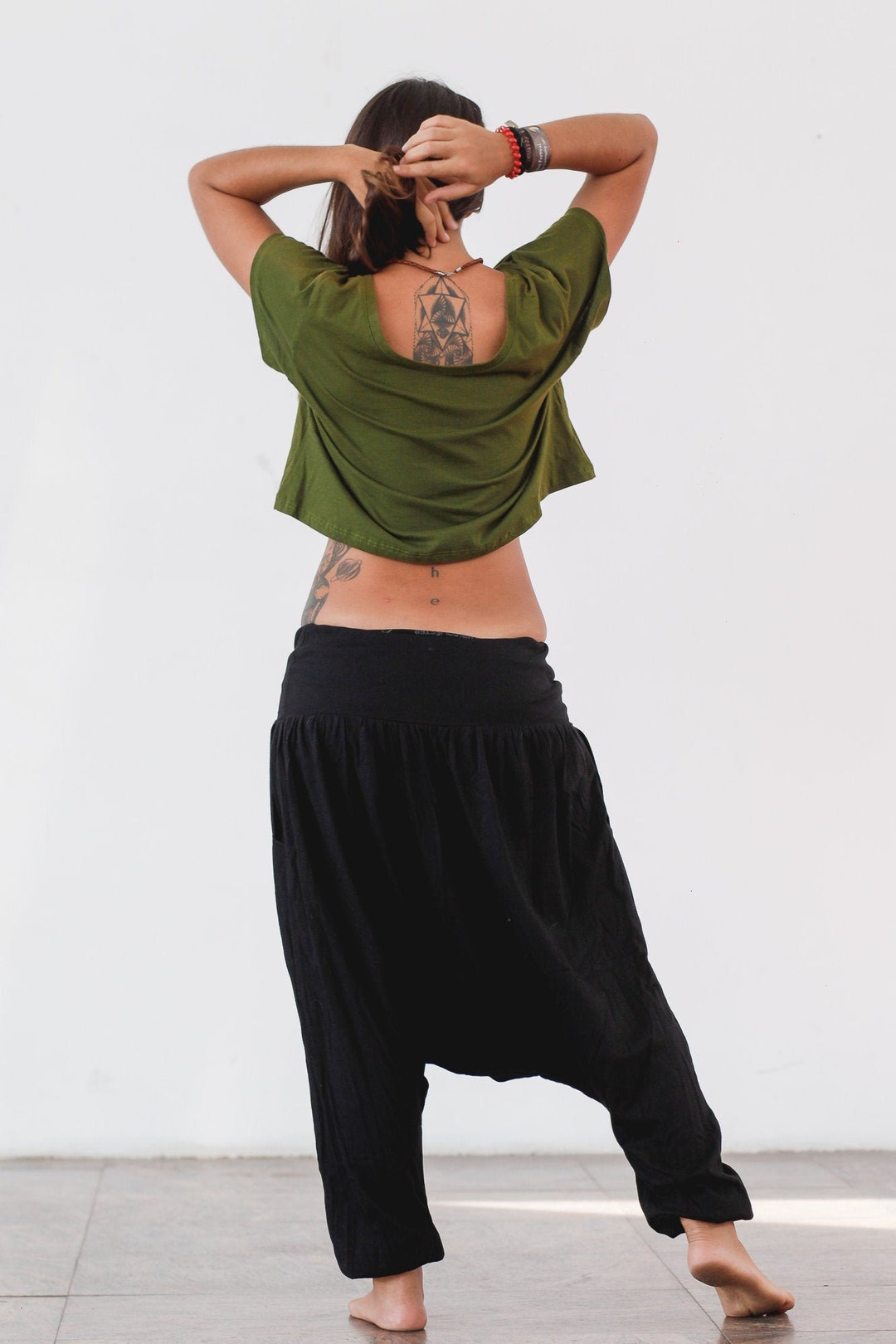 Calças Tailandesas - Aladdin, Harém, Balão, Calças Goa - Algodão - Goa ...