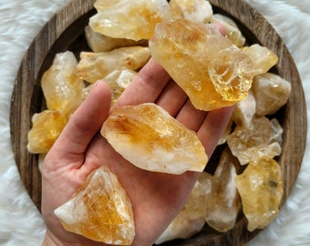 Raw Citrine Crystal - Etsy