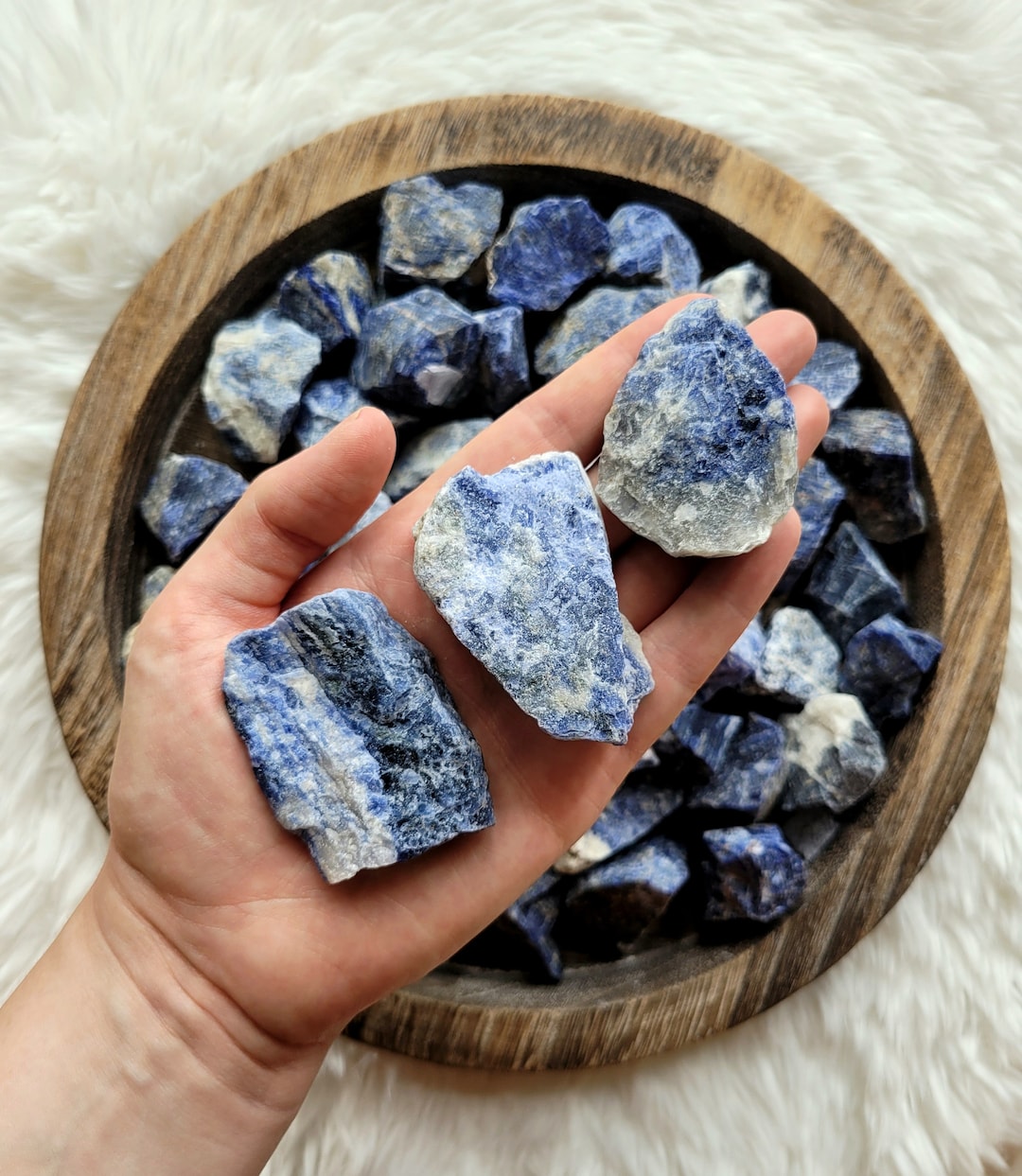 Raw Sodalite , Ethically Sourced Crystals , Sodalite , Raw Crystals ...