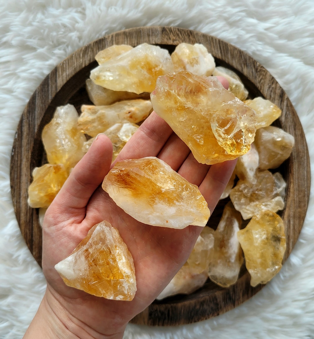 Raw Citrine , Ethically Sourced Crystals , Citrine Point , Citrine , Rough Citrine , Raw ...