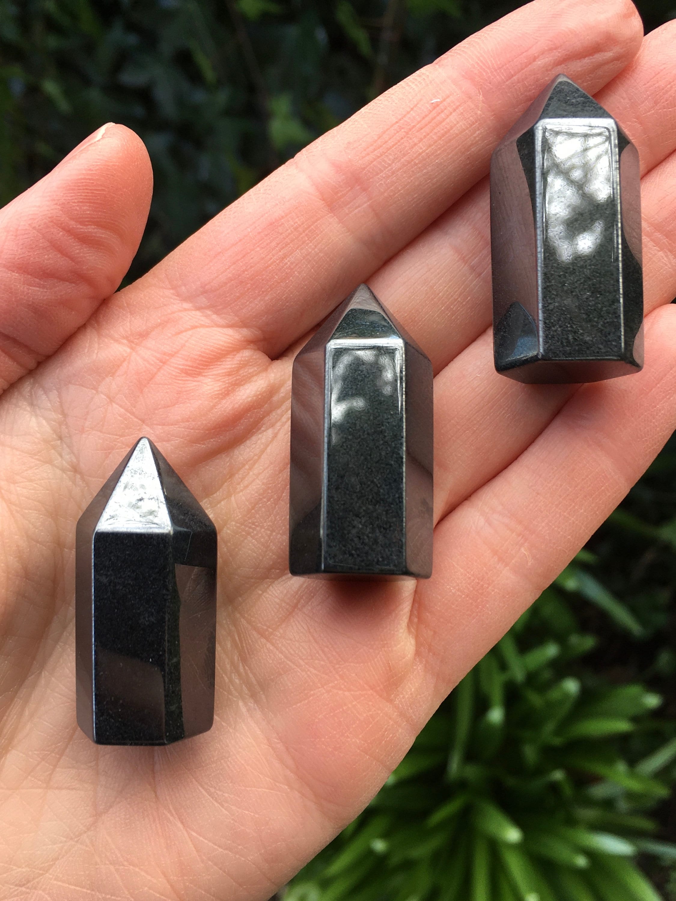 Hematite point Hematite Crystal tower gemstone tower | Etsy